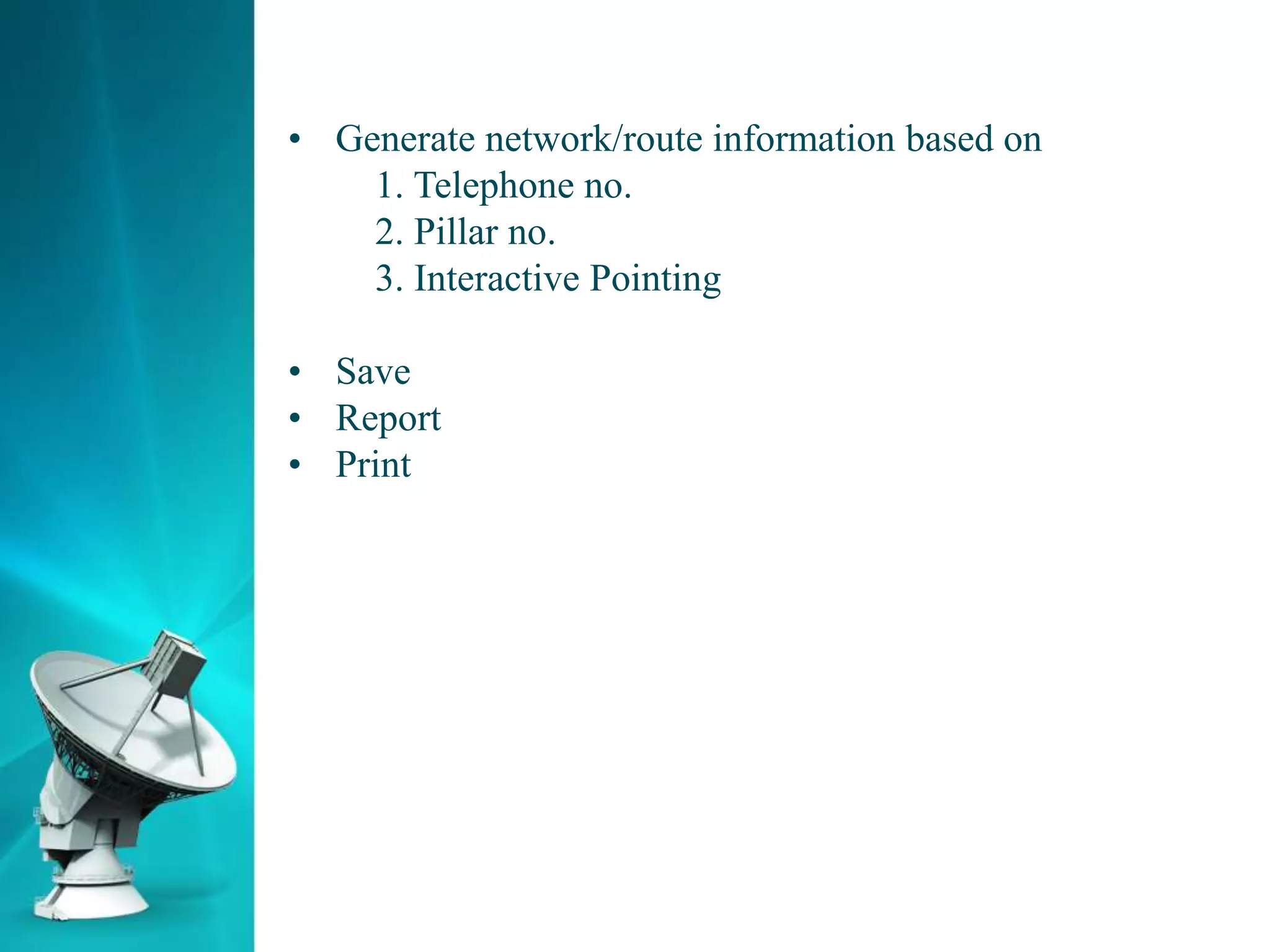 Role Of Gis In Telecommunications Pptx Computer Networking Computing