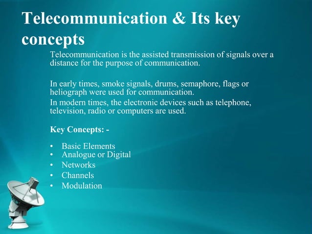 Role Of Gis In Telecommunications Pptx Computer Networking Computing
