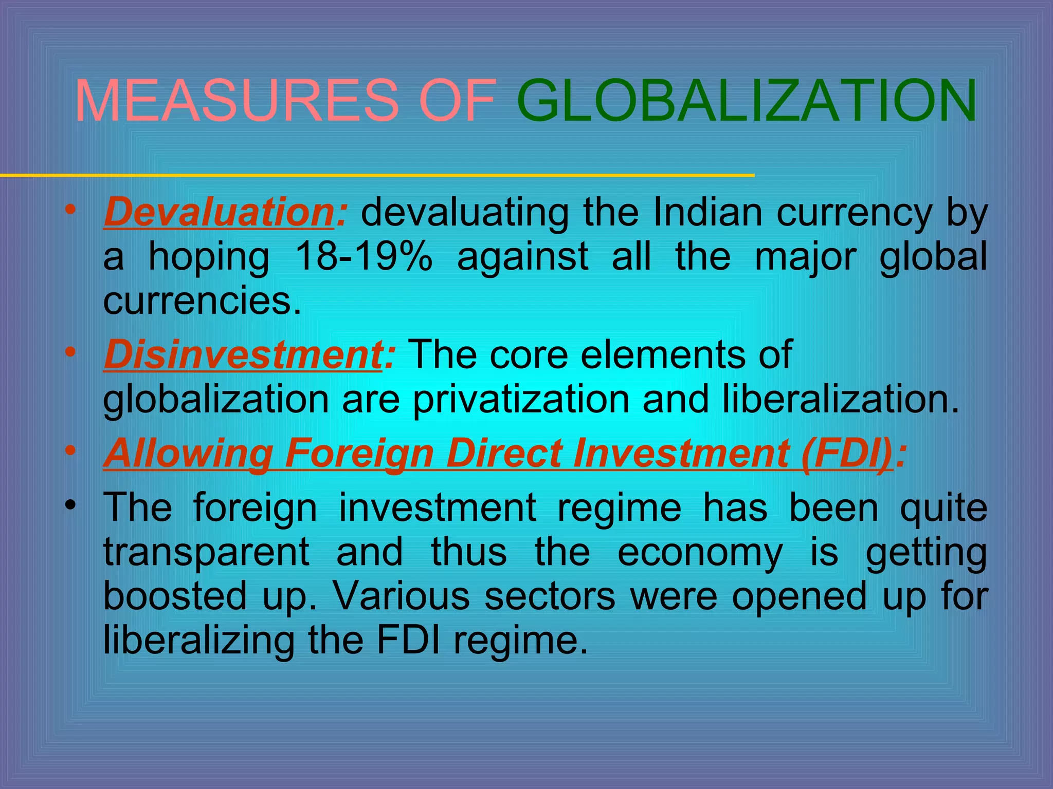 Role of globalization | PPT