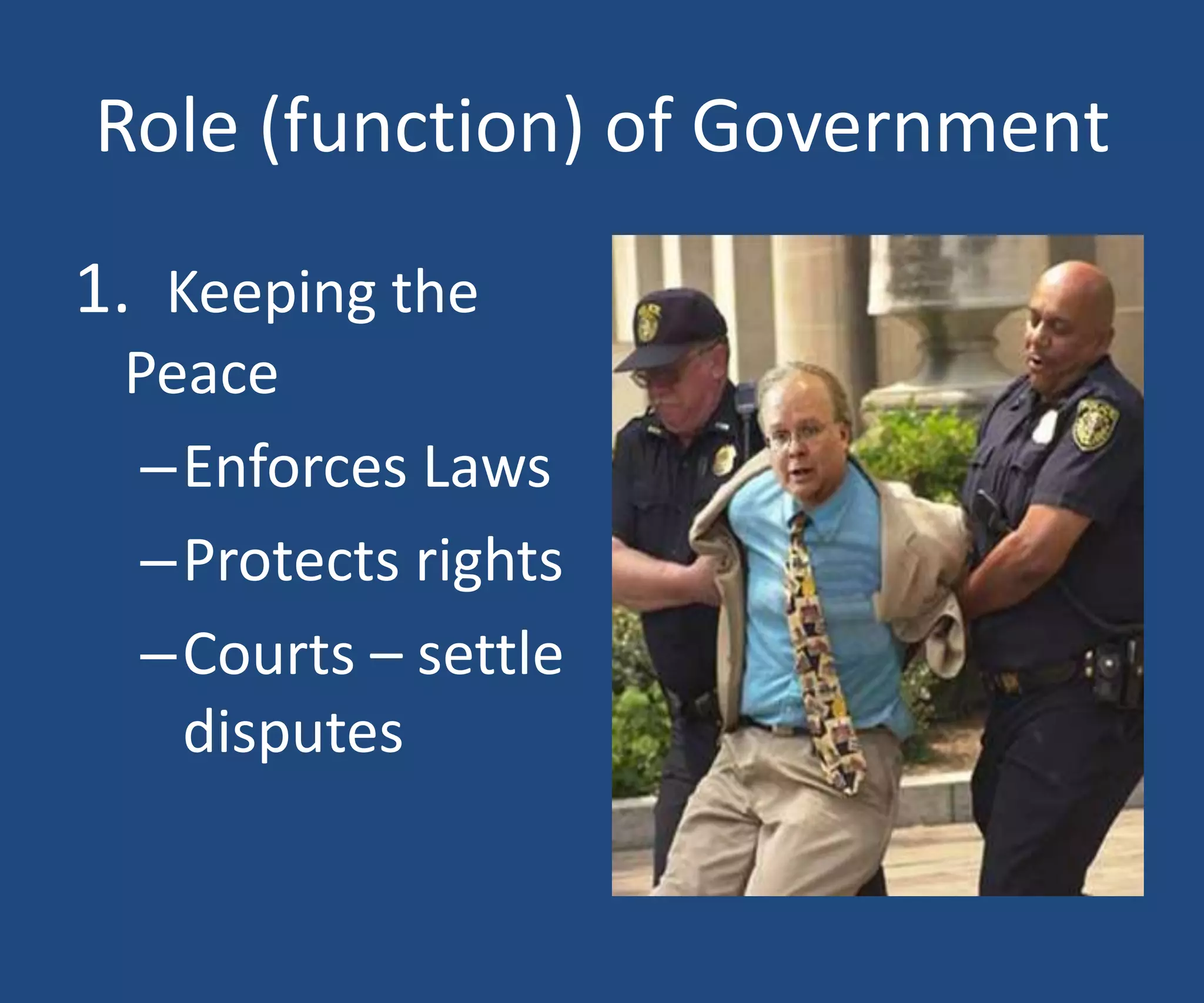 Role of government | PPTX