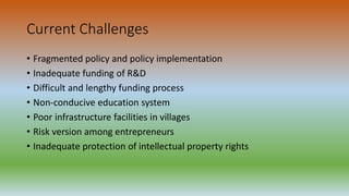 Role of government in promoting entrepreneurship | PPTX