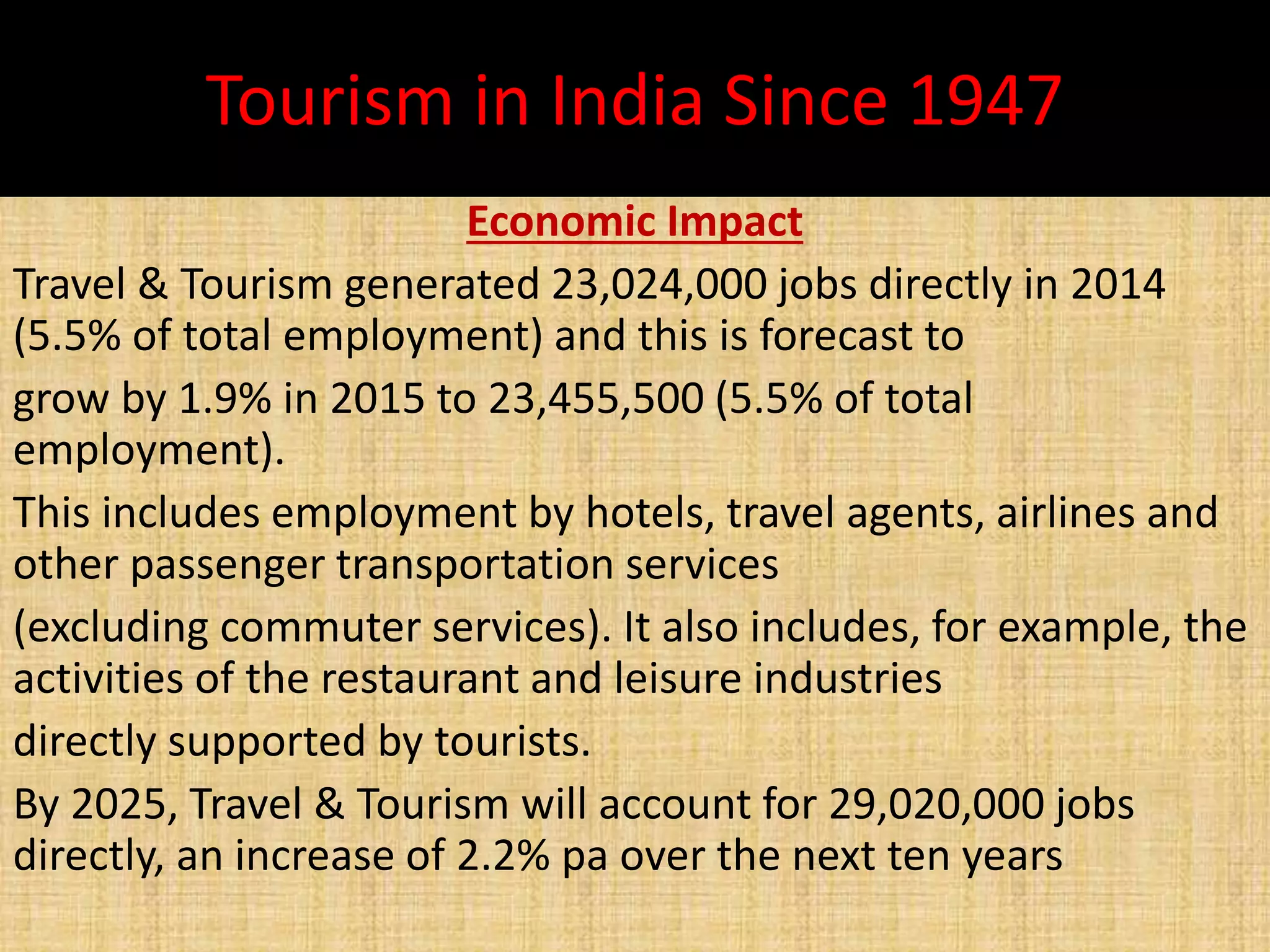 Role of Government in Tourism | PPTX