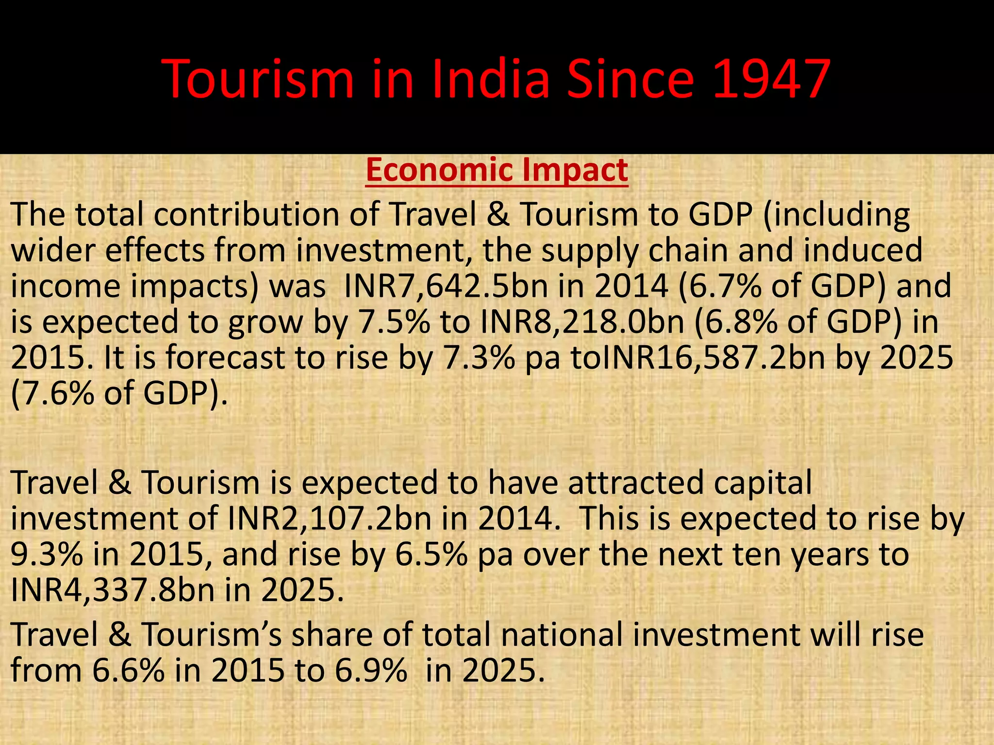 Role of Government in Tourism | PPTX