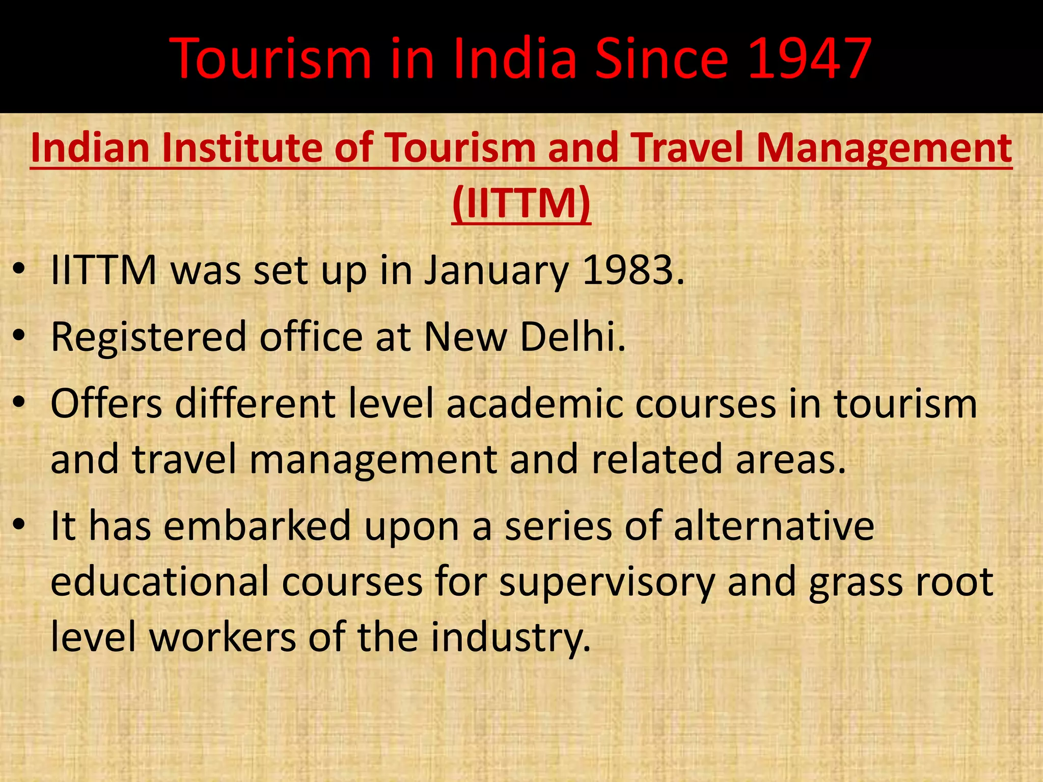 Role of Government in Tourism | PPTX