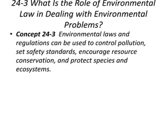 Role of govt in environment | PPTX