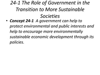 Role of govt in environment | PPTX