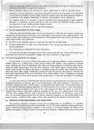 Role of groundwater and small dams in water resources development Water ...