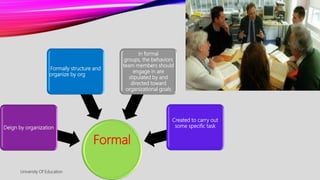 Role Of Groups In Organization | PPTX
