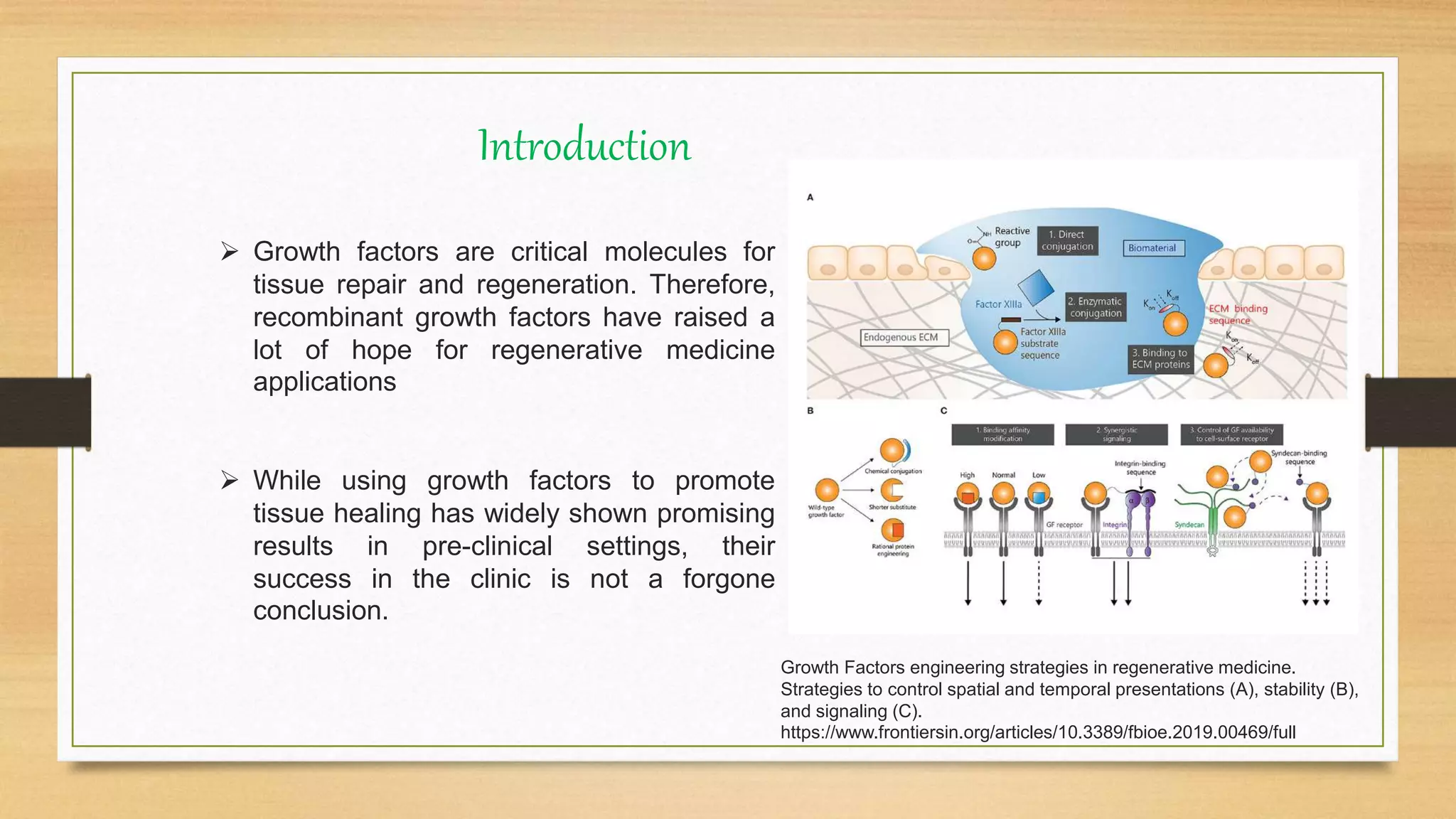 Role of growth factors in a tissue engineered.pptx