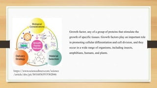 Role of growth factors in a tissue engineered.pptx