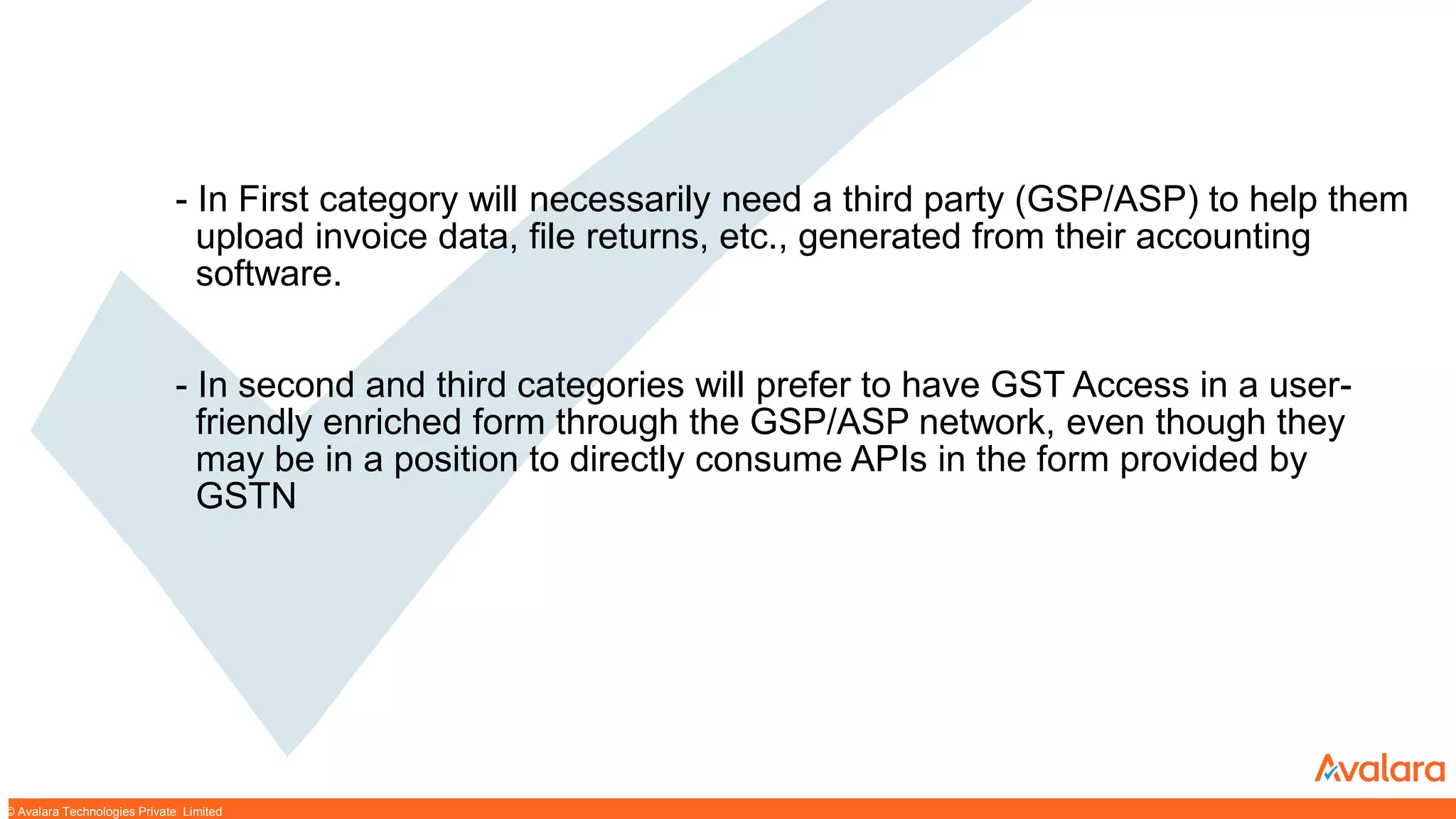 Role of GSP and ASP | PPT