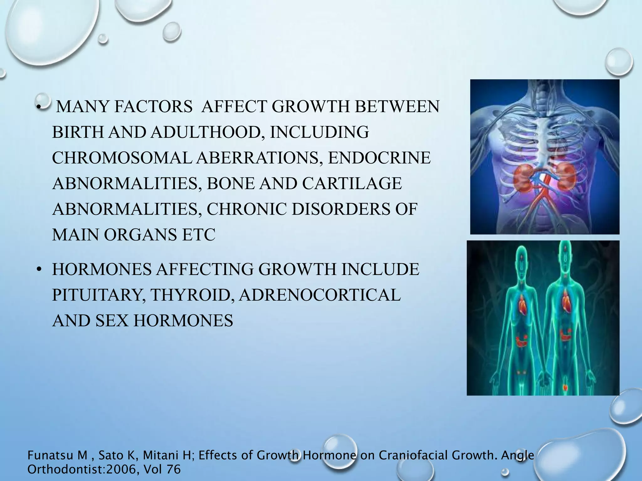 role of harmones and vitamins in craniofacial growth and development | PPTX