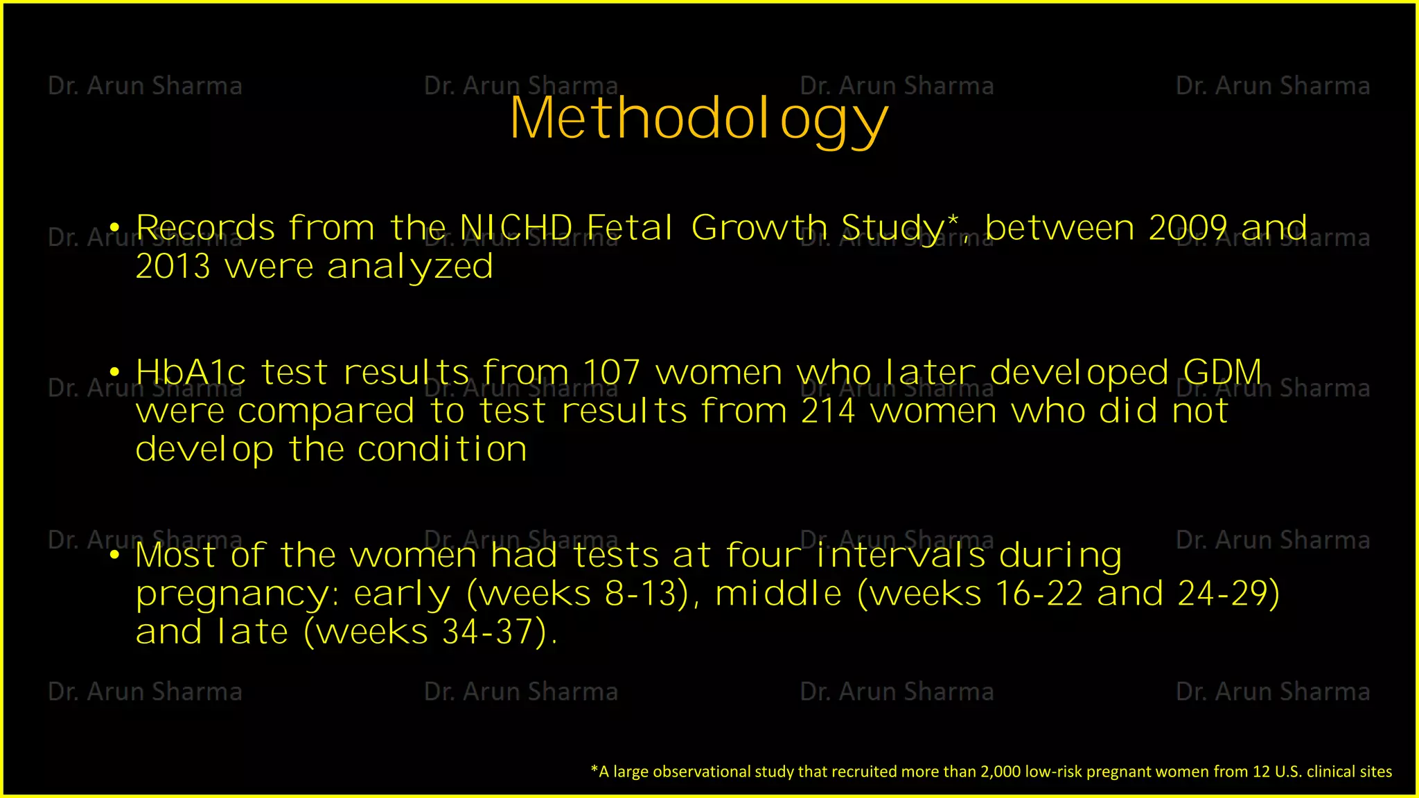 Role of HbA1c in diagnosing GDM | PPT