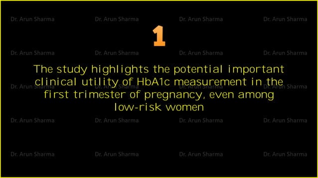 Role of HbA1c in diagnosing GDM | PPT