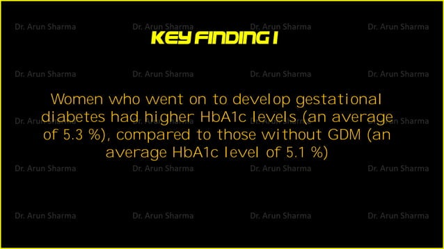 Role of HbA1c in diagnosing GDM | PPT