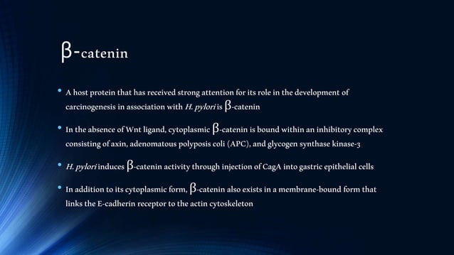 Role of helicobacter pylori in gastric cancer | PPTX | Digestive ...