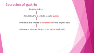 Role of hormones in digestion | PPTX