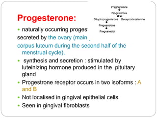 Role of hormones in periodontal health and disease | PPTX