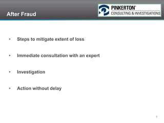 Role of HR after discovering Fraud | PDF