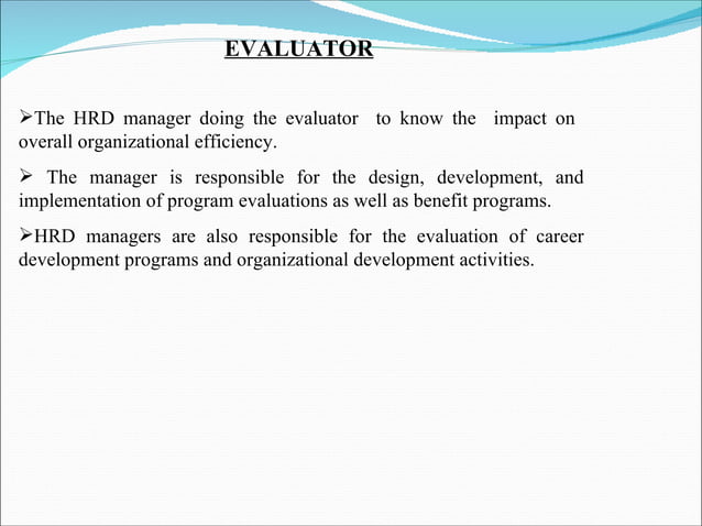 Role of hrd | PPT
