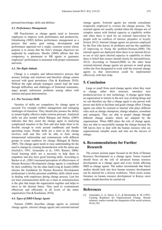 Role of hrd as a change agent | PDF