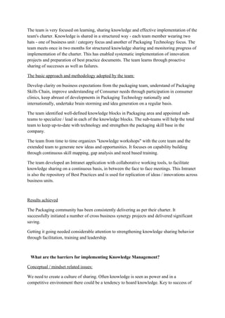 Role of hr in knowledeg management final hard copy 2003 | DOC