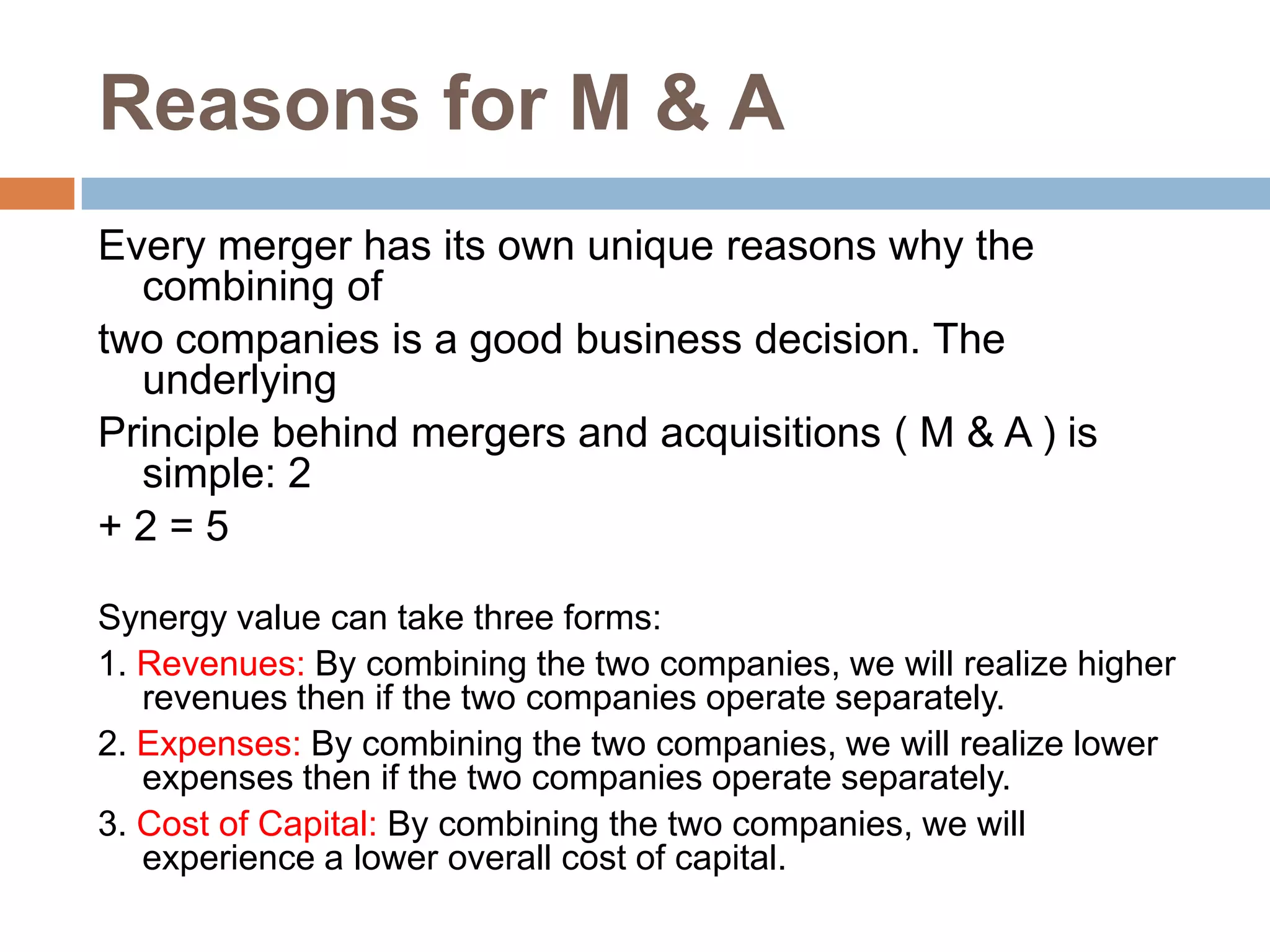 Role of hr in mergers and acquisitions | PPTX