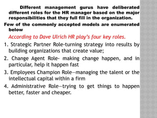 Role of Human Resource Management. .pptx