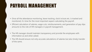 Role of hr professionals in improving organizational performance by ...