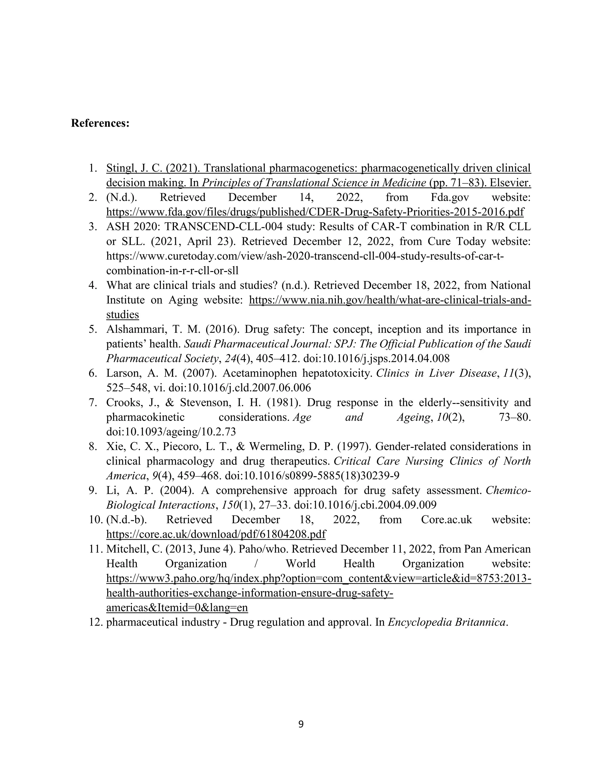 Role of Human Resource Department in the Management of Drug Safety in ...