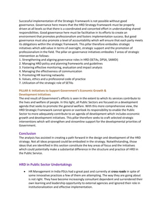 Role of human resource development in public sector | DOCX