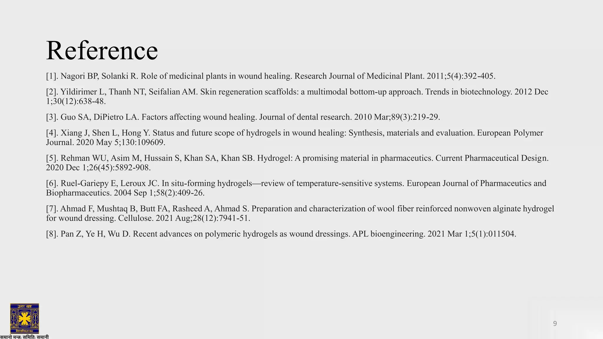 Role of Hydrogel in Wound Healing - Copy.pptx