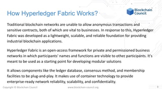 Role of hyperledger fabric in blockchain | PPT