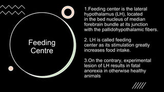 Role of Hypothalamus in Food and Water Balance.pptx