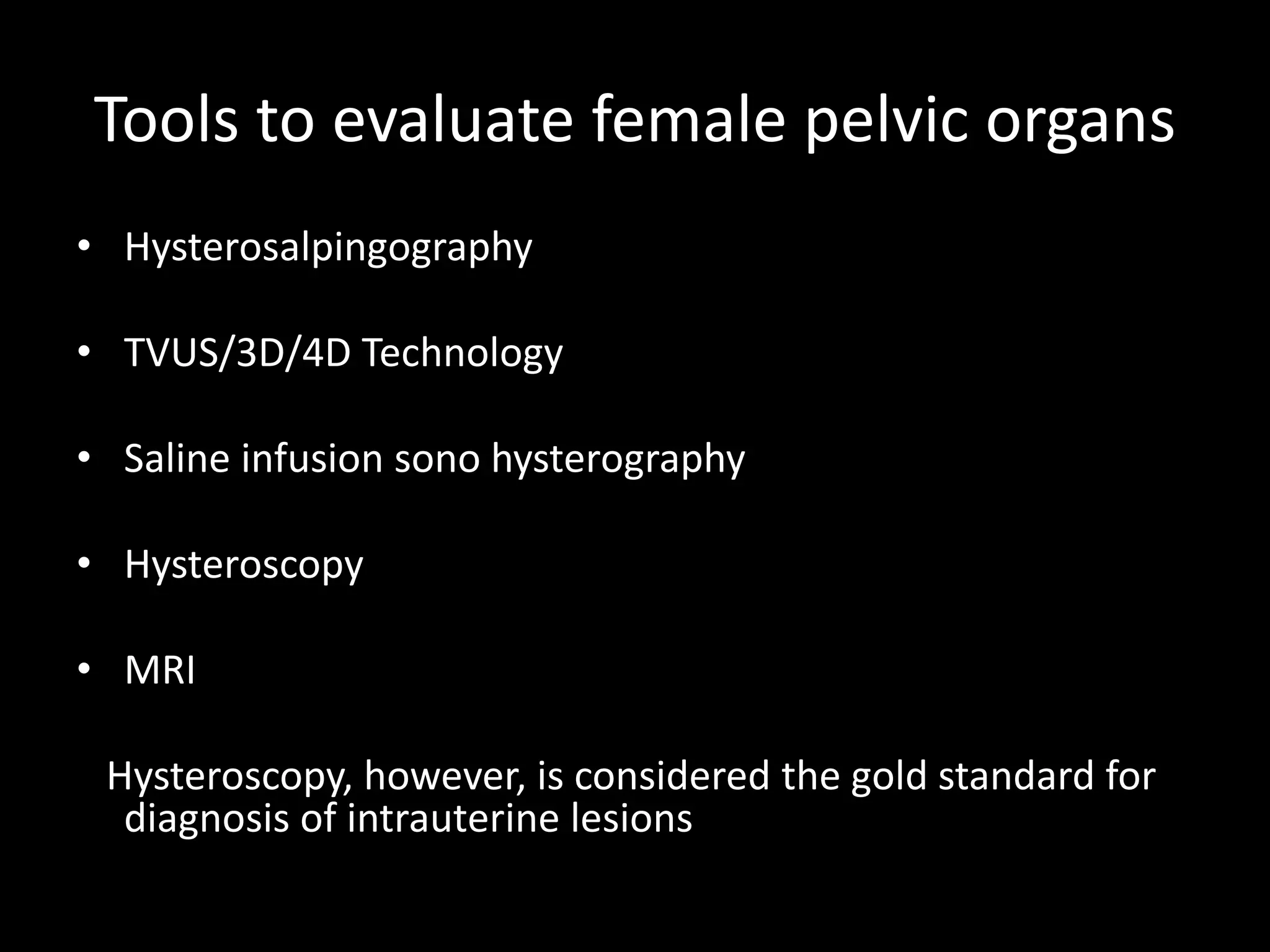 Role of hysteroscopy and laparoscopy in ivf | PPTX