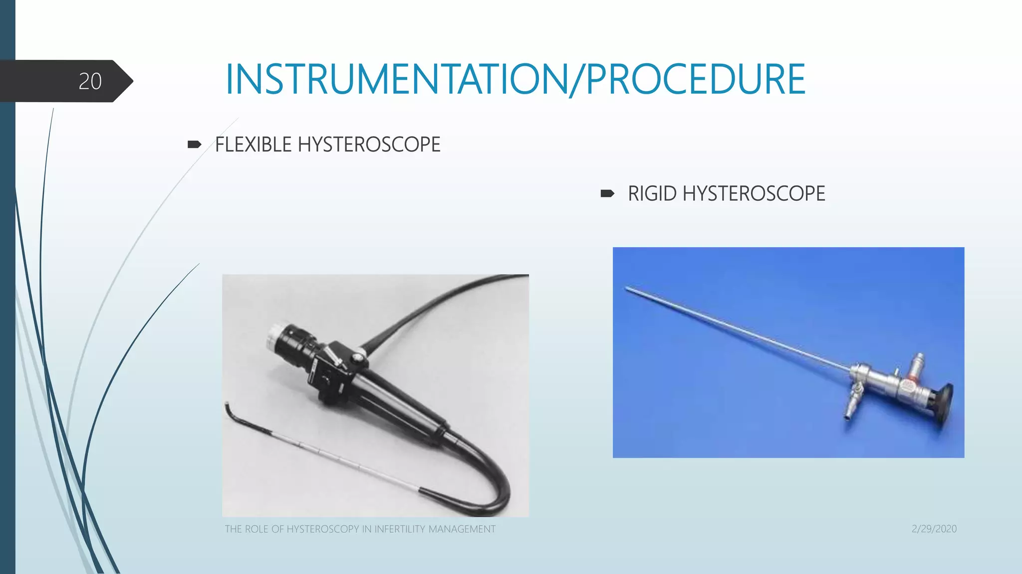 Role of hysteroscopy in infertility Management | PPTX