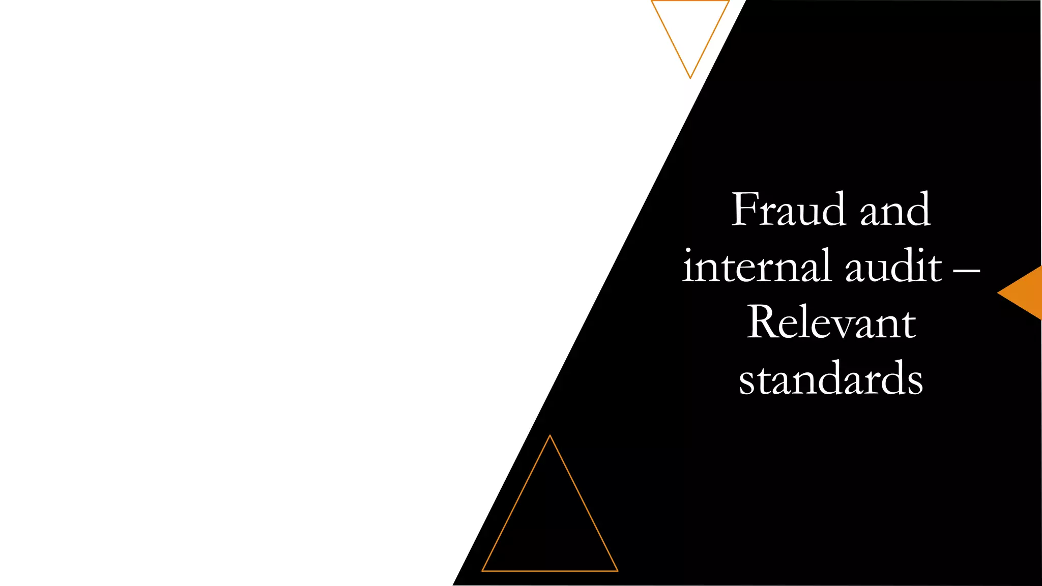 Role of Internal Audit in fraud prevention and detection | PDF