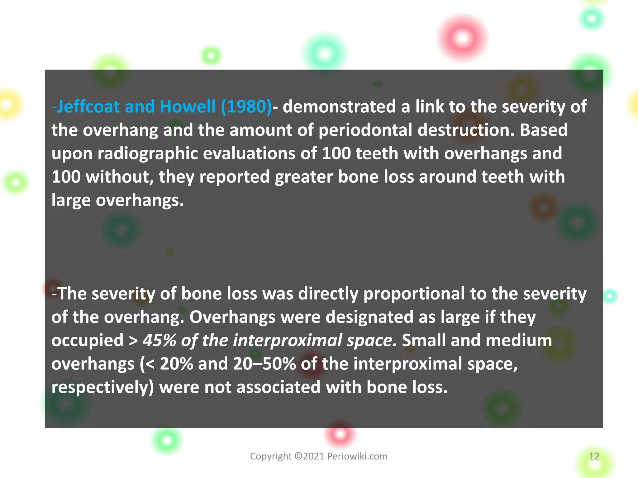 Role of iatrogenic factors in the etiology of periodontal disease | PPTX