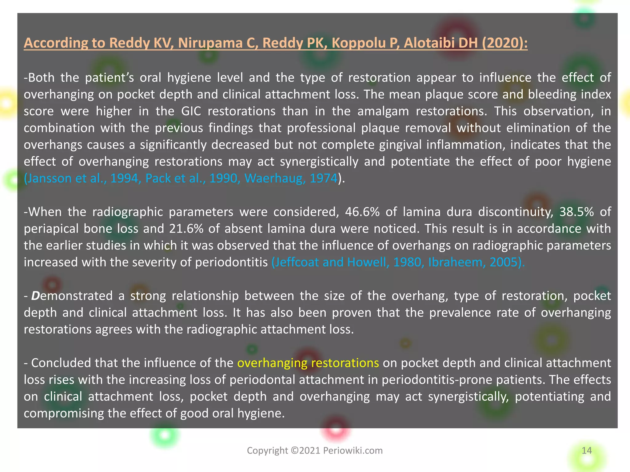 Role of iatrogenic factors in the etiology of periodontal disease | PPTX
