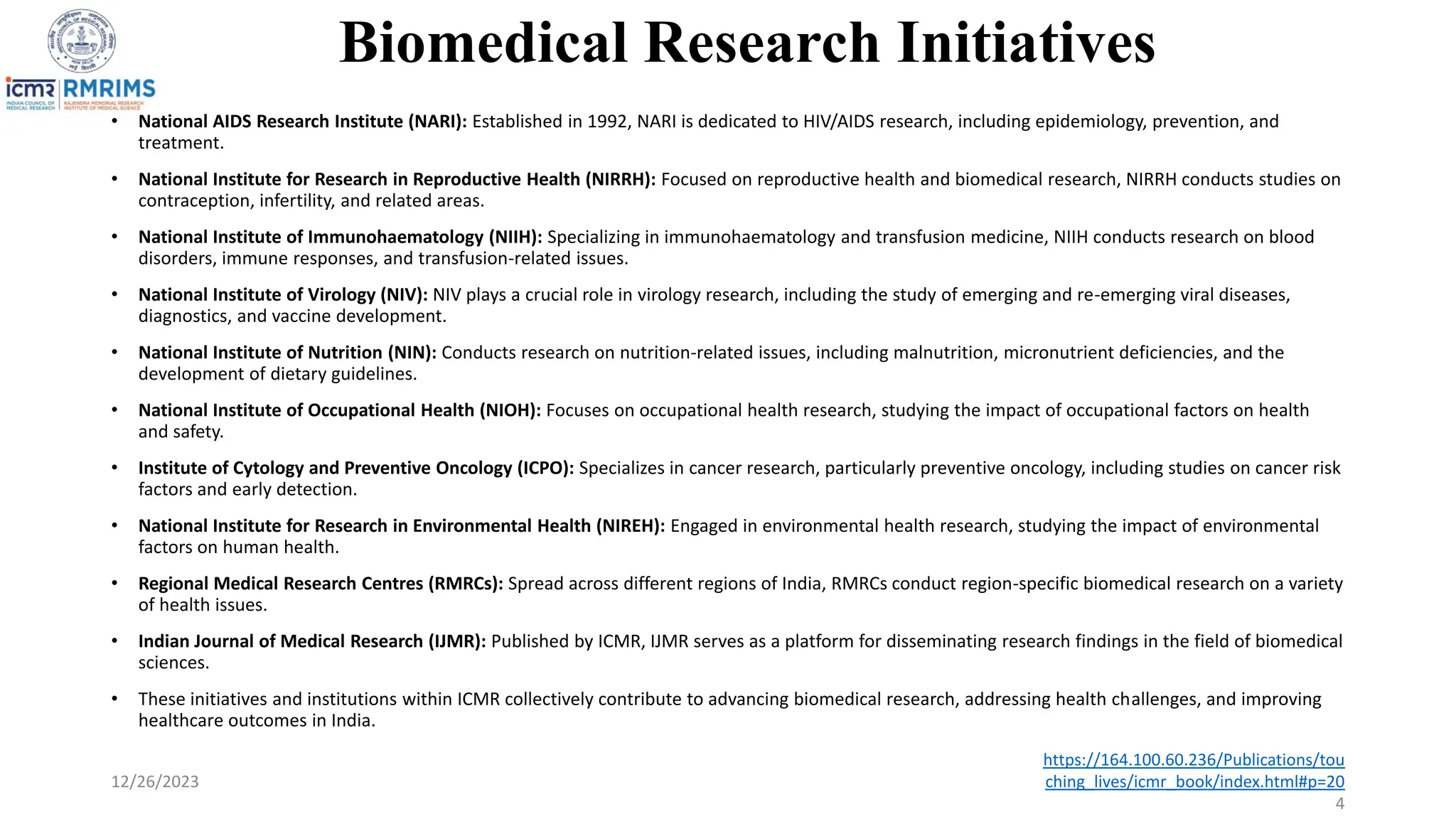 Role of ICMR in Public Health.pdf
