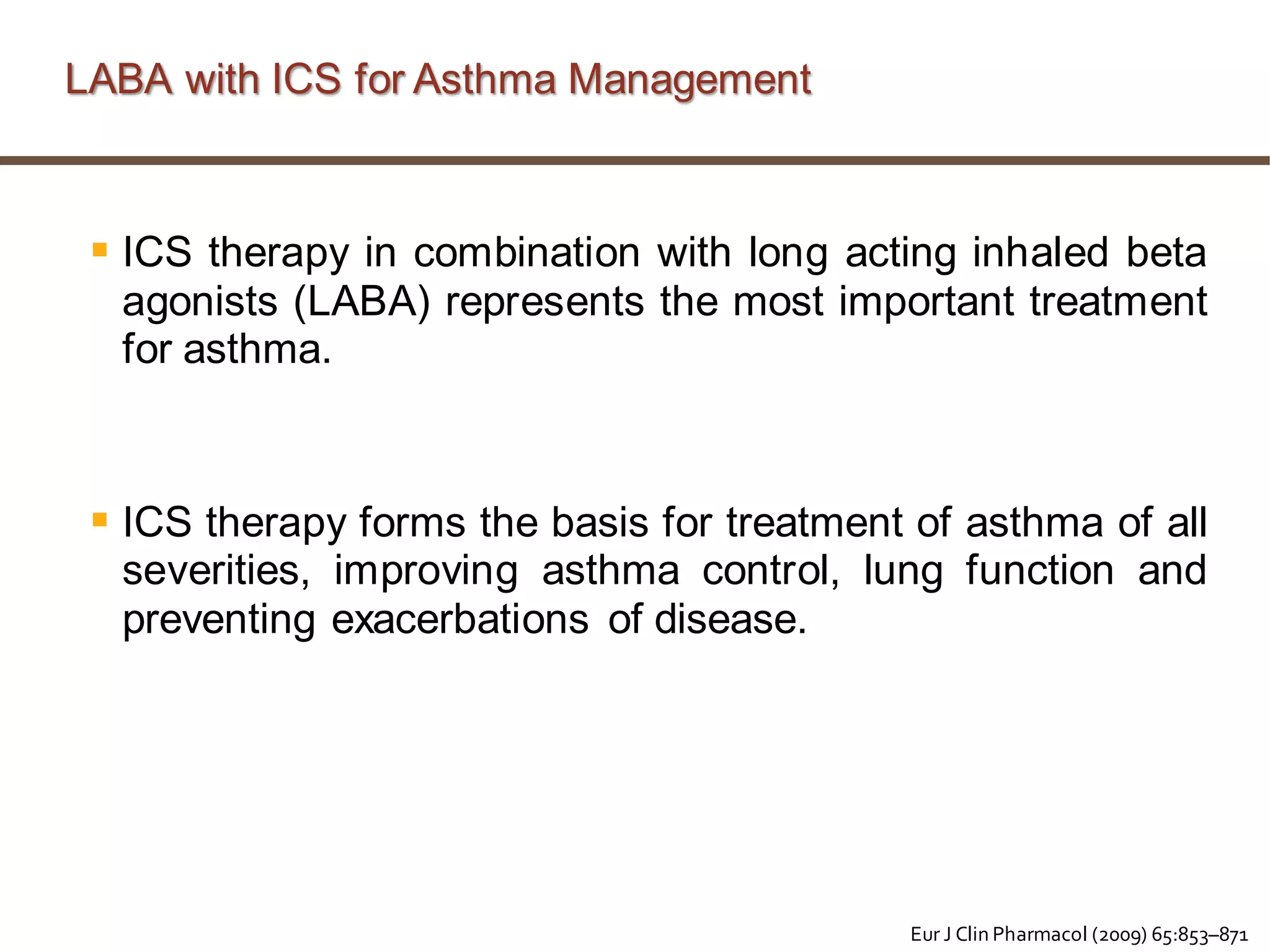 Role of ICS in Asthma and COPD | PDF