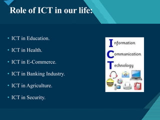 Role of ict and digitalization in our life | PPTX