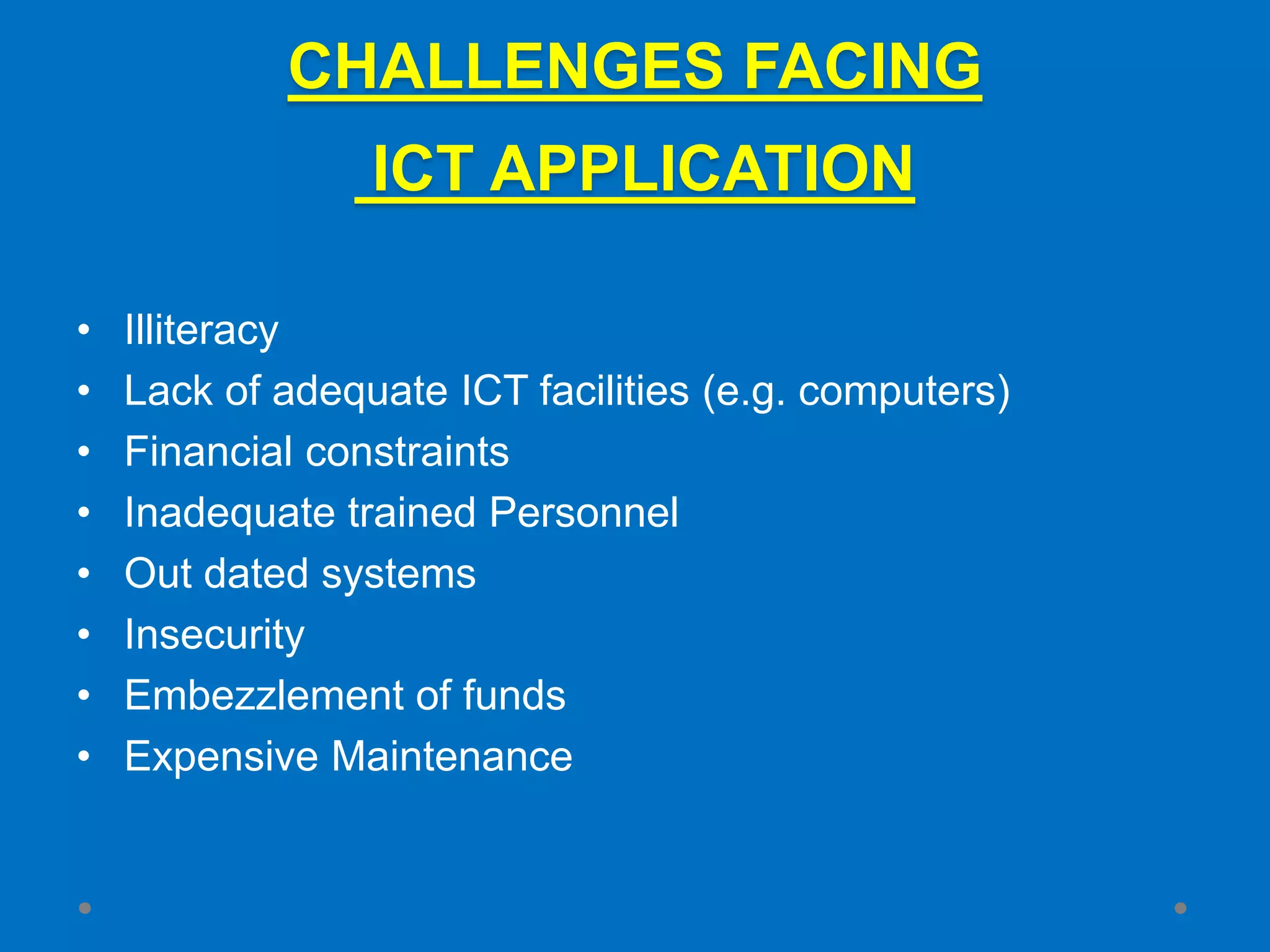 Role of ict in school administration | PPTX