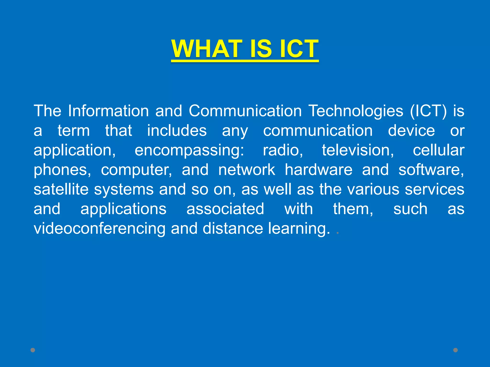 Role of ict in school administration | PPTX