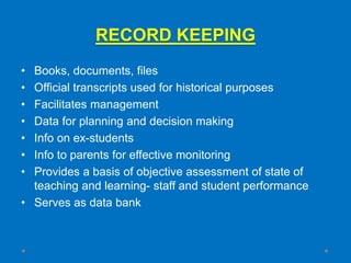 Role of ict in school administration | PPTX