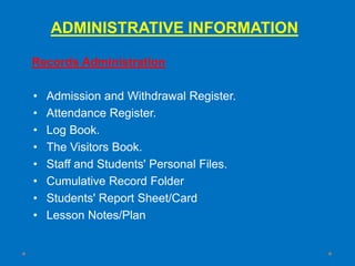 Role of ict in school administration | PPTX