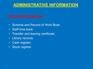Role of ict in school administration | PPTX