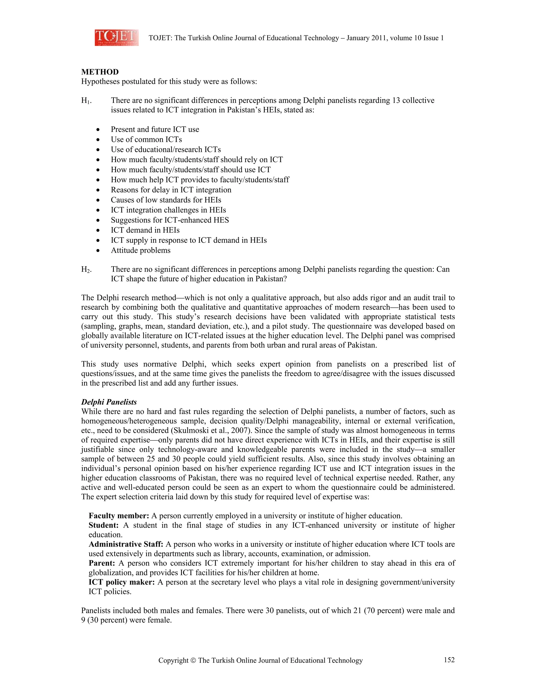 Role of ict in shaping the future of pakistani higher education | PDF