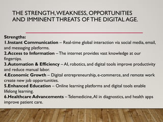 The Role of ICT in Driving Social Change and Digital Evolution | PPTX