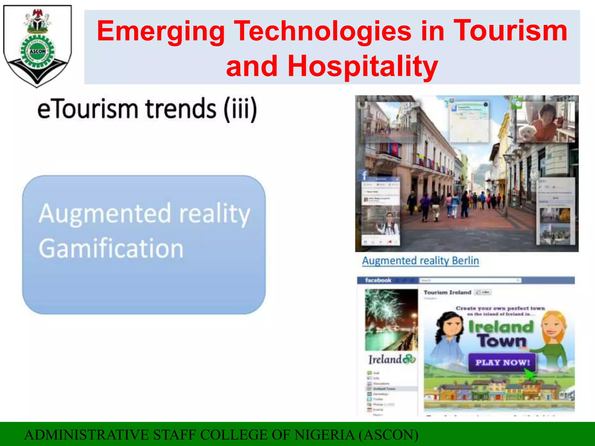 Role of ict in tourism and hospitality industry | PPTX